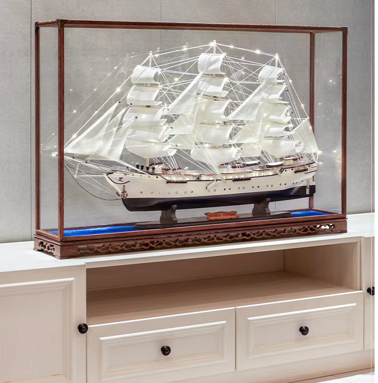 Suomen Joutsen (White Swan) Ship Model – 80cm Handcrafted Maritime Tra